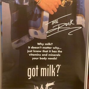 Dwayne Johnson | Other | Dwayne Johnson Got Milk Poster | Poshmark